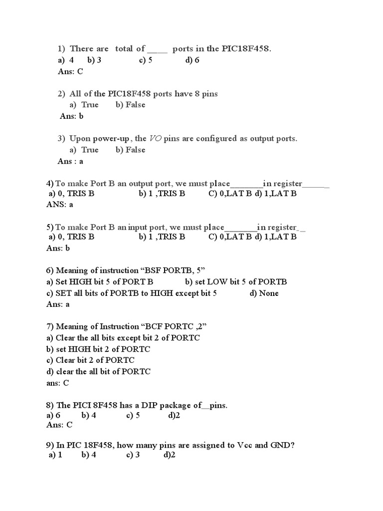 Unit 2 MCQ | PDF | Digital Electronics | Information Age