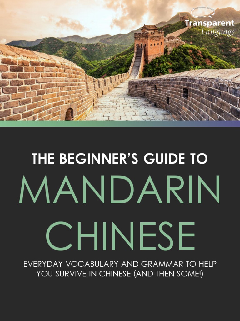 Beginner's Mandarin Chinese Guide | PDF | Tone (Linguistics) | Chinese ...