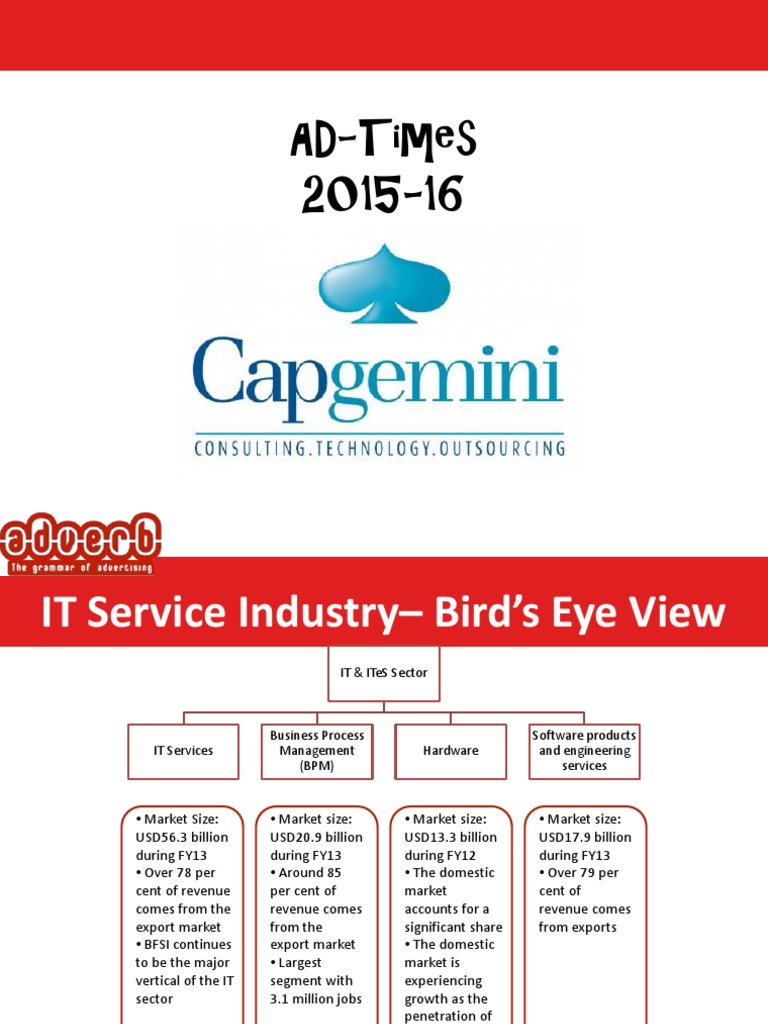AD-Times Capgemini | PDF | Outsourcing | Cloud Computing