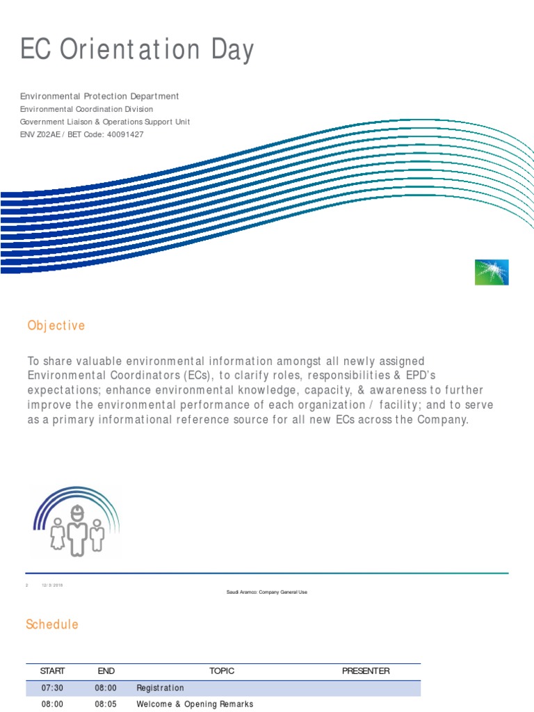 EC O-Day Booklet | PDF | Occupational Safety And Health | Regulatory ...