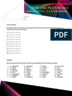 Master in English 2 - Final Written Test - Gabarito | PDF