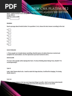 CNA Progression 2 - Pack de Provas - Type A | PDF | Vocabulary | Fluency