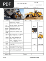 Roller Compactor Inspection Checklist | PDF | Wheeled Vehicles | Car