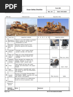 Bobcat Daily Inspection Checklist: Operator's Name: Signature Badge No ...
