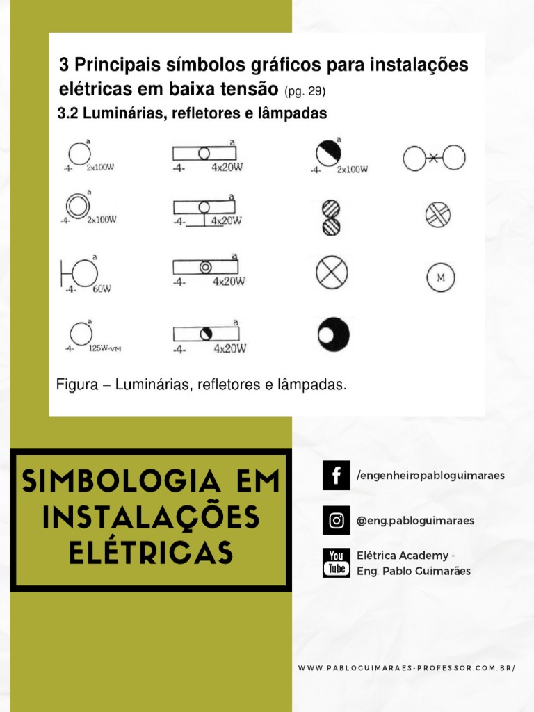 Simbolos De Iluminacao Eletrica BergEletricx (@bergeletricx)