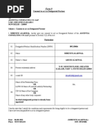 FORM 9 Consent Letters LLP | PDF
