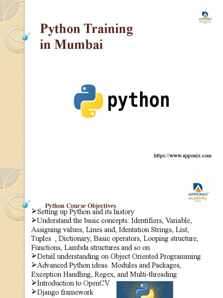 Python Training | PDF | Python (Programming Language) | Computer ...