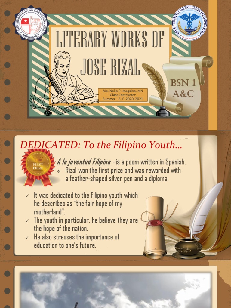 Literary Works of Jose Rizal | PDF | Philippines