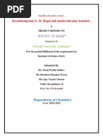 Project Report Soap Manufacturing | PDF | Soap | Sodium Hydroxide