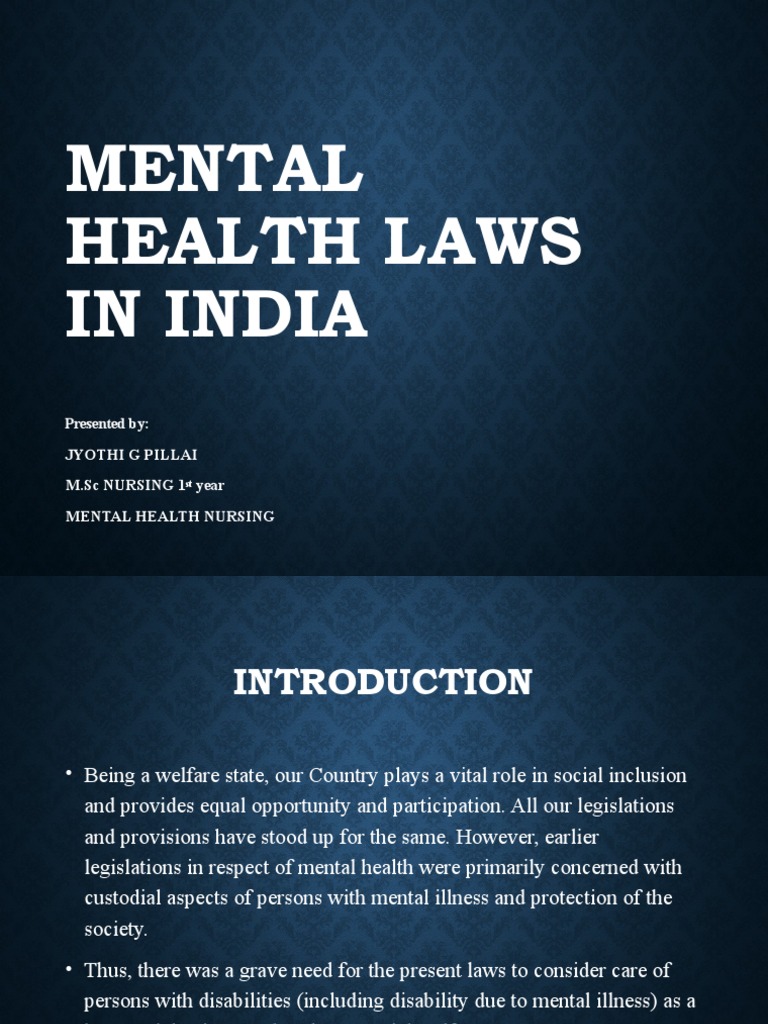 Mental Health Laws | PDF | Psychiatric Hospital | Mental Disorder