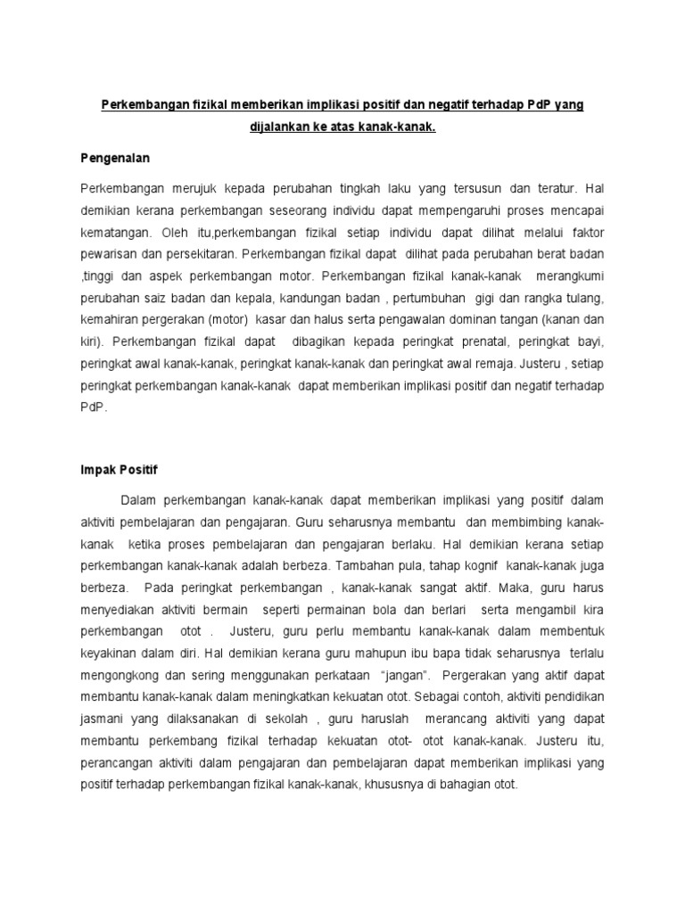 Tugasan Tutorial 3 Psikologi | PDF | Kesehatan Holistik | Karier & Perkembangan