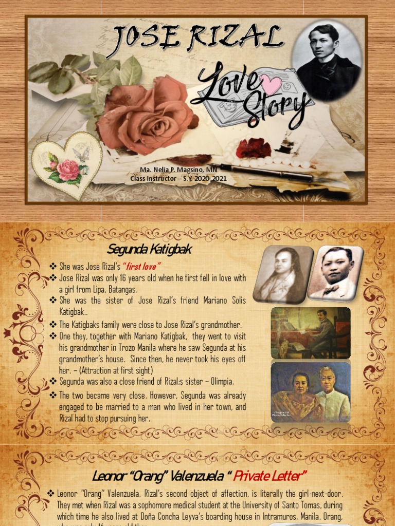 Jose Rizal Romance | PDF