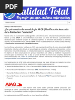 Ejemplo APQP | PDF | Diseño | Calidad (comercial)