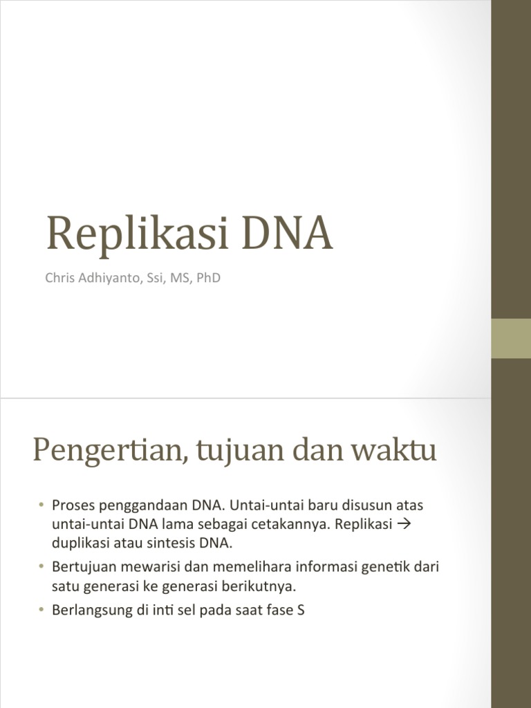 Replikasi DNA2014 | PDF