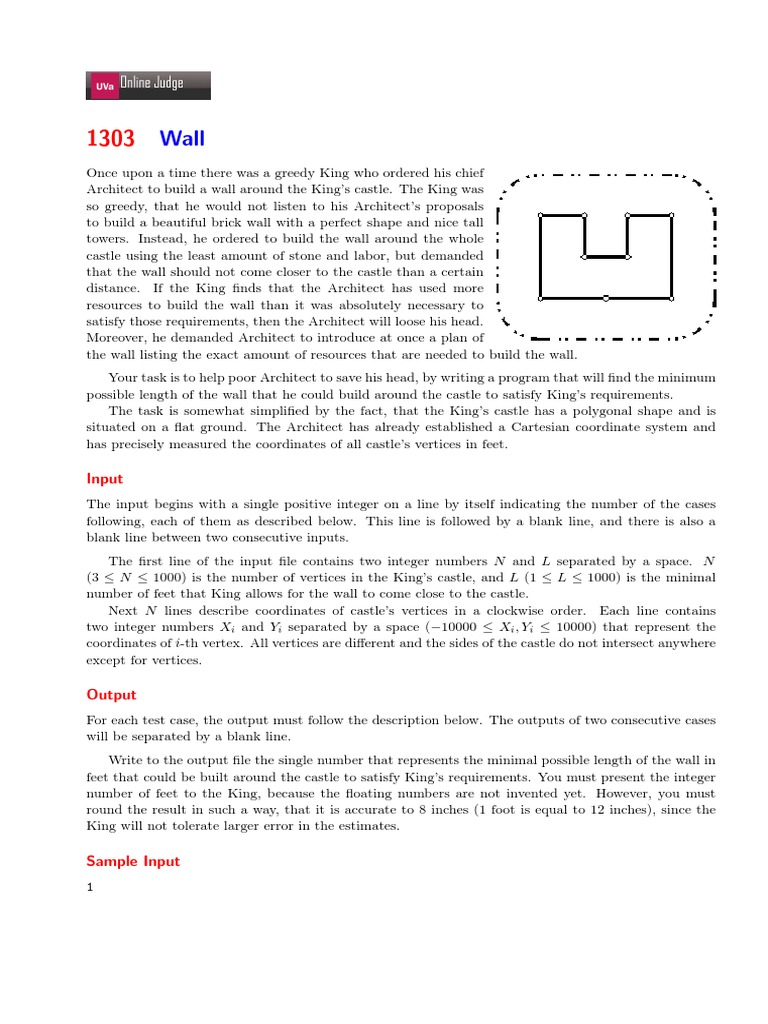 Input | PDF | Castle | Geometry