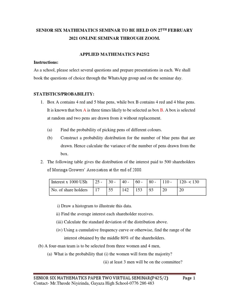 Advanced Level Applied MATHEMATICS | PDF | Force | Significant Figures