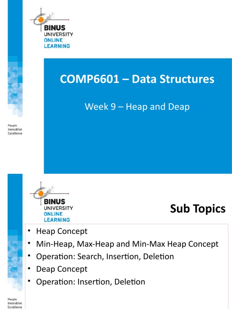 PPT9 - Heap and Deap | PDF | Computer Data | Formal Methods