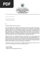 Letter Request For Monetization | PDF | Social Science | Wellness