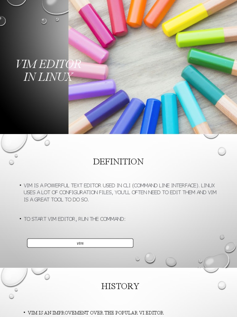 Vim Editor in Linux | PDF | Computing | Software Development