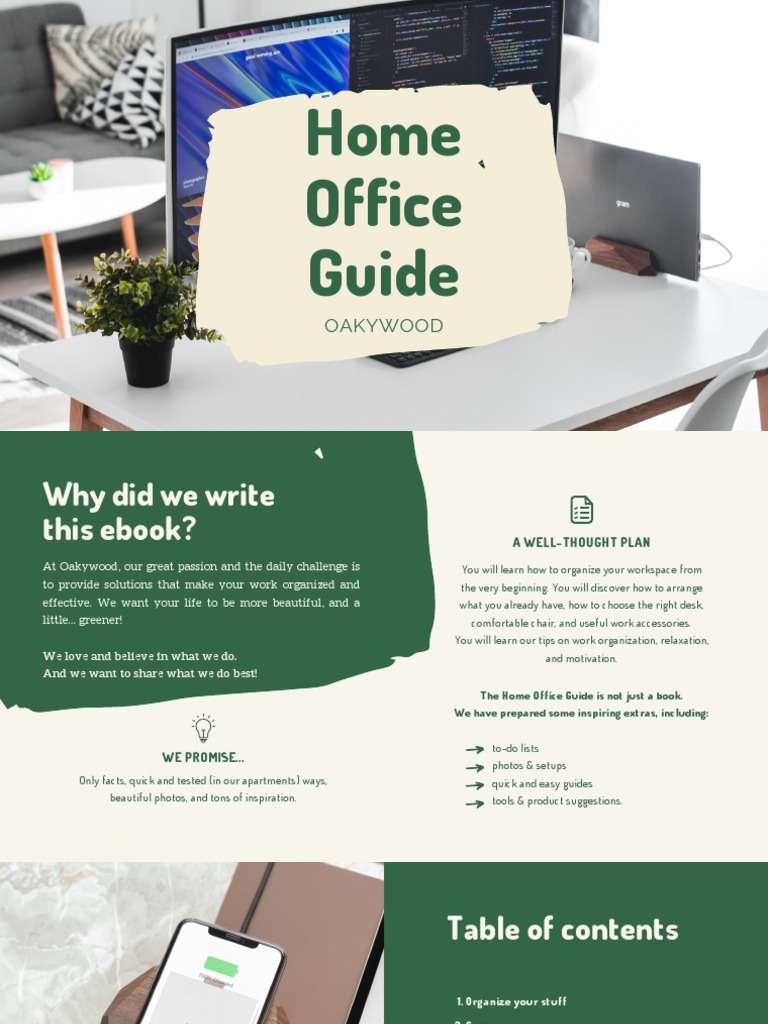 Oakywood - Home Office Guide | PDF | Desk | Laptop