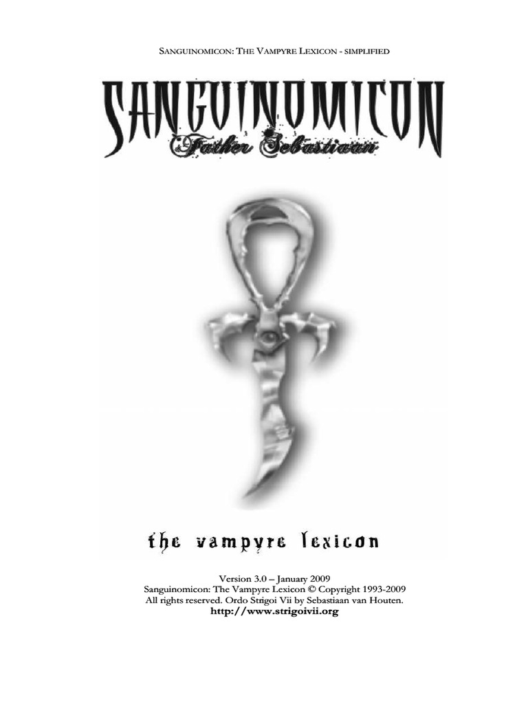 The Vampyre Lexicon | PDF | Vampires | Chakra