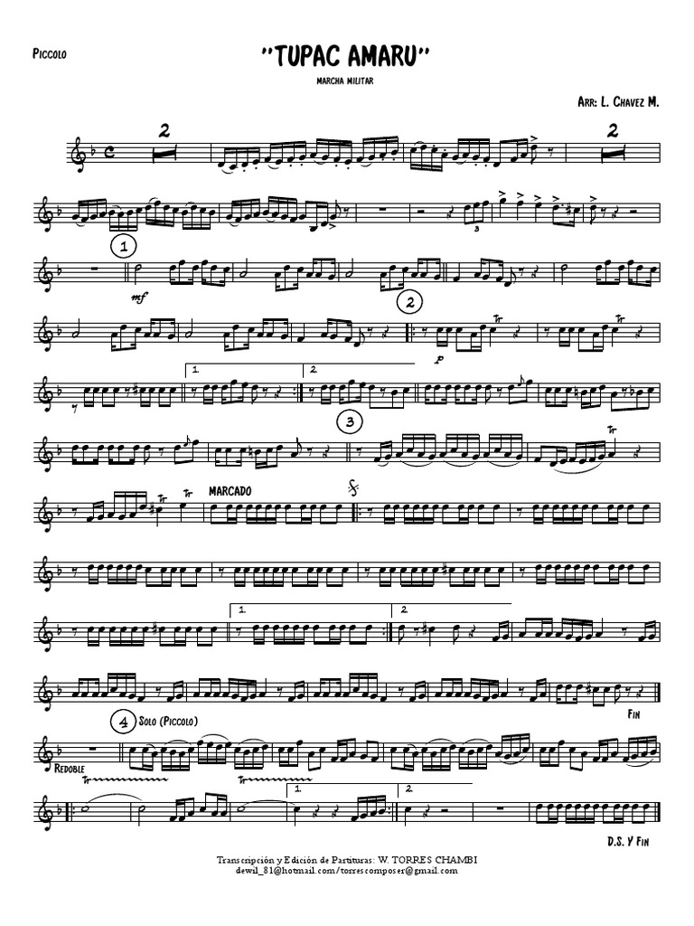 Tupac Amaru Piccolo | PDF