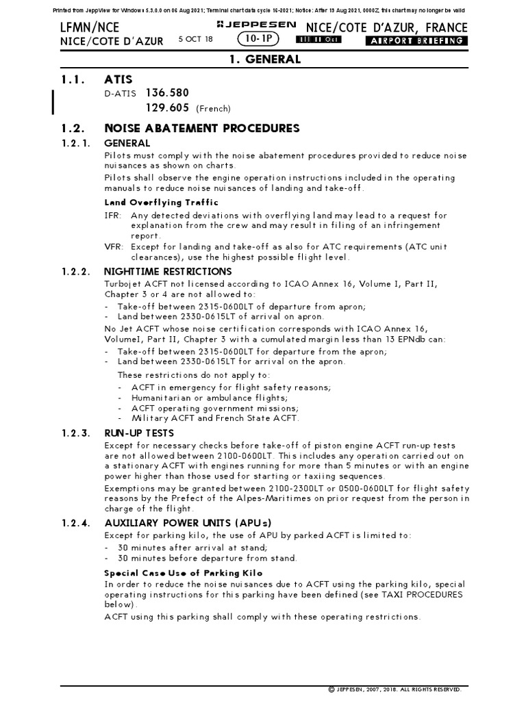 LFMN 16-2021 | PDF | Transponder (Aeronautics) | Air Traffic Control
