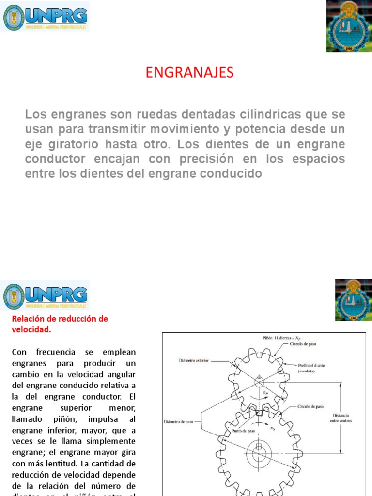 Engranajes de Dientes Rectos | PDF | Engranaje | Geometría
