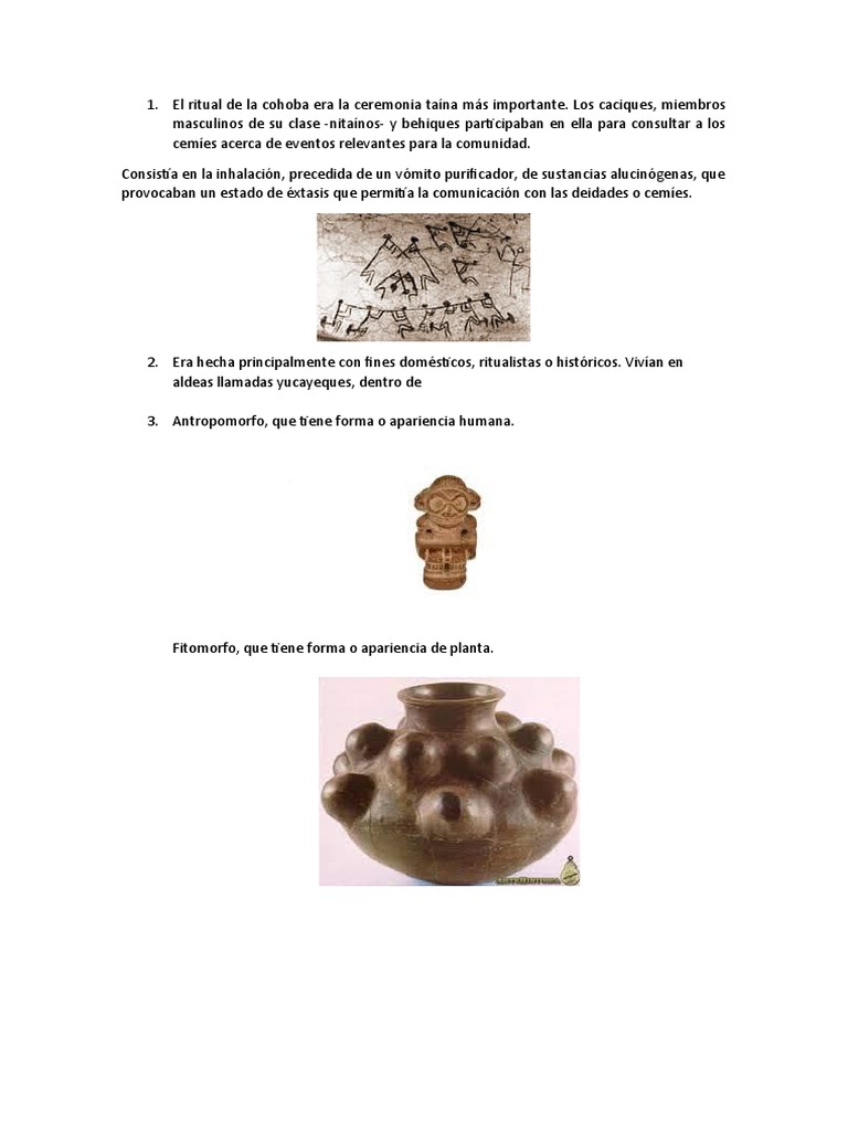 Rituales y Deidades Taínas | PDF