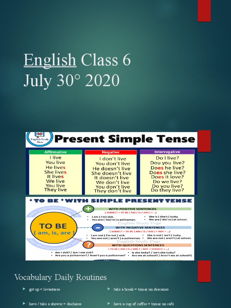 English Class 6 | PDF