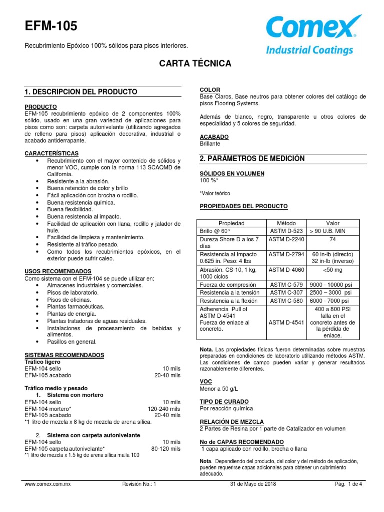 Efm 105 | Descargar gratis PDF | Hormigón | Usuario (informática)