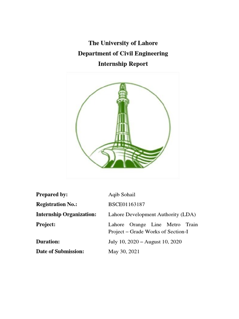 Aqib Internship Report - Complete | PDF | Concrete | Construction Aggregate