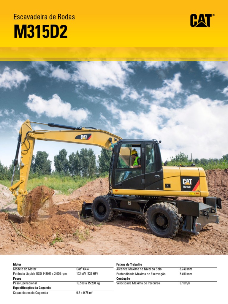 M315D2 | PDF | Motores | Freio