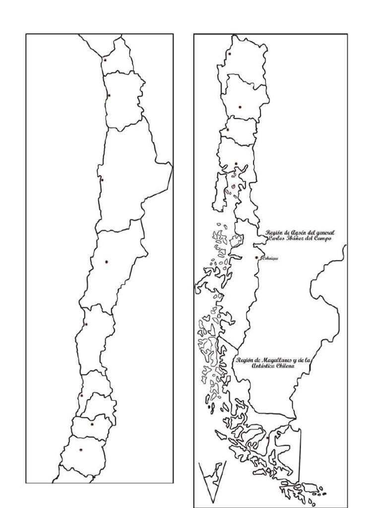 Mapa Regionalizado de Chile | PDF