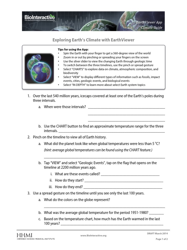 Exploring Earth's Changing Climate: An Interactive Guide to ...