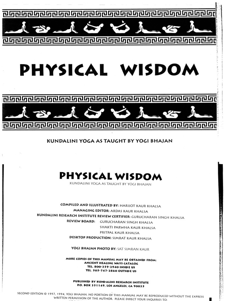 Yogi Bhajan - Physical Wisdom (60p) | PDF
