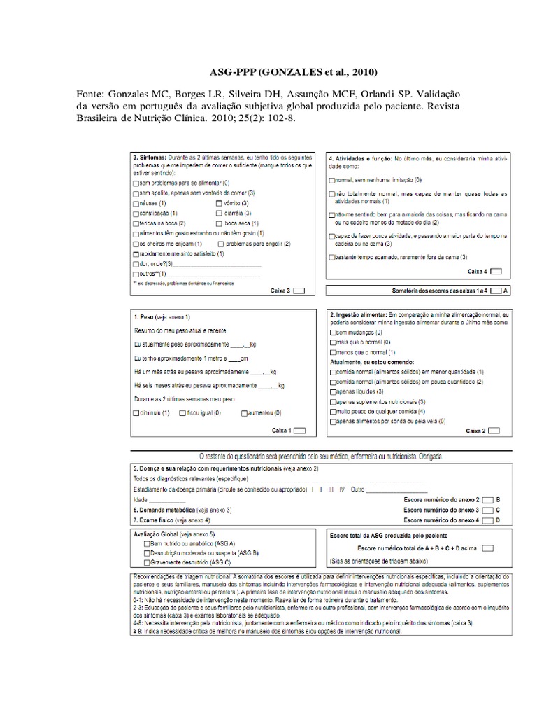 Formulario Asg - PPP | PDF