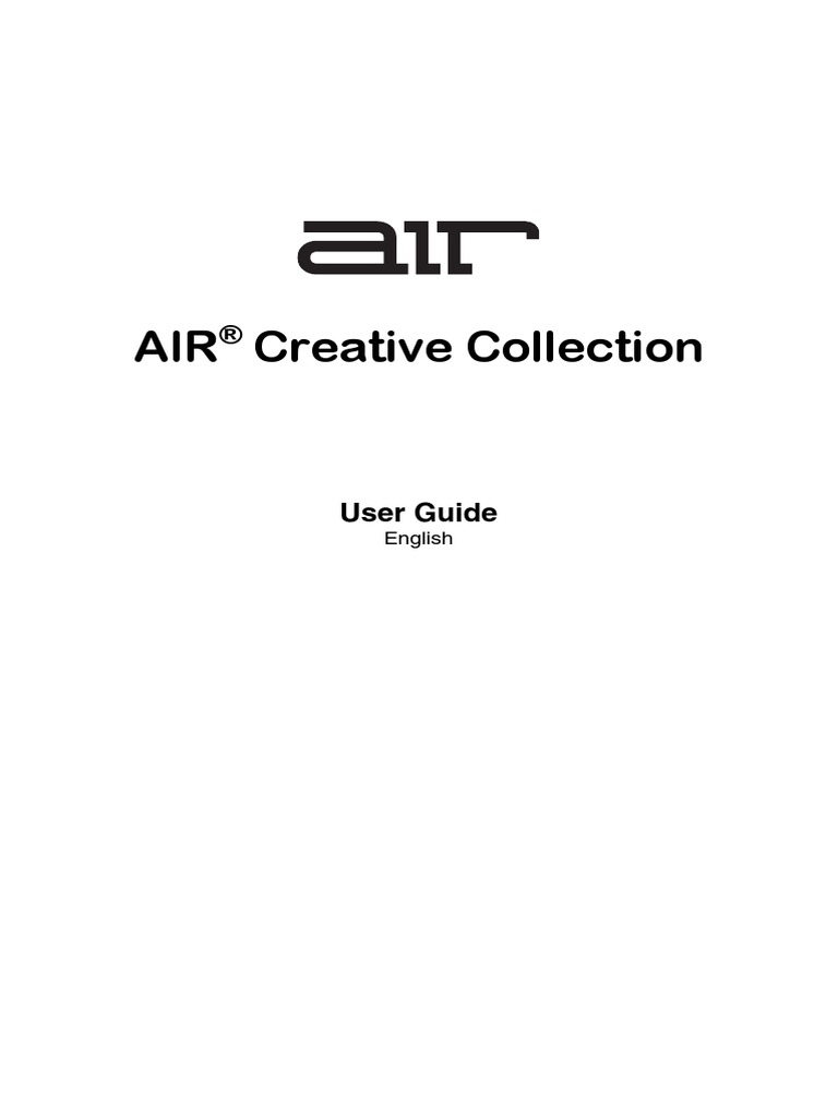 AIR Creative Collection Guide | PDF | Equalization (Audio) | Distortion