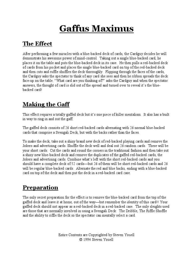 Steven Youell - Gaffus Maximus | PDF | Toys | Ephemera