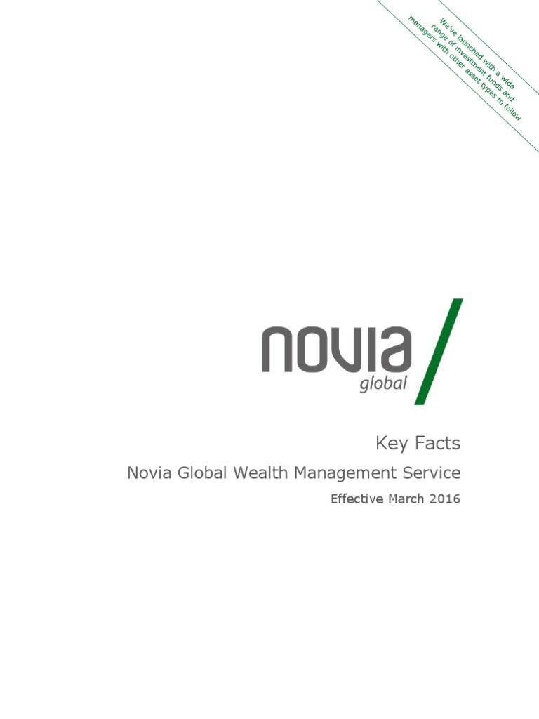 Novia Global Key Facts | PDF | Investing | Investment Fund