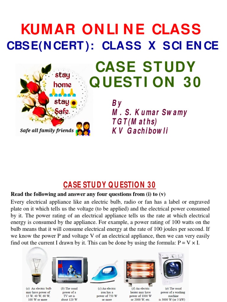 Science X Case Study Question 30 | PDF