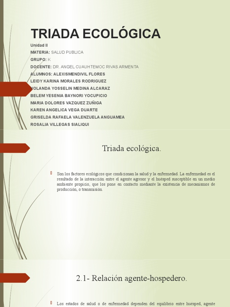 Triada Ecológica Equipo 2 | PDF | Virus | Las bacterias