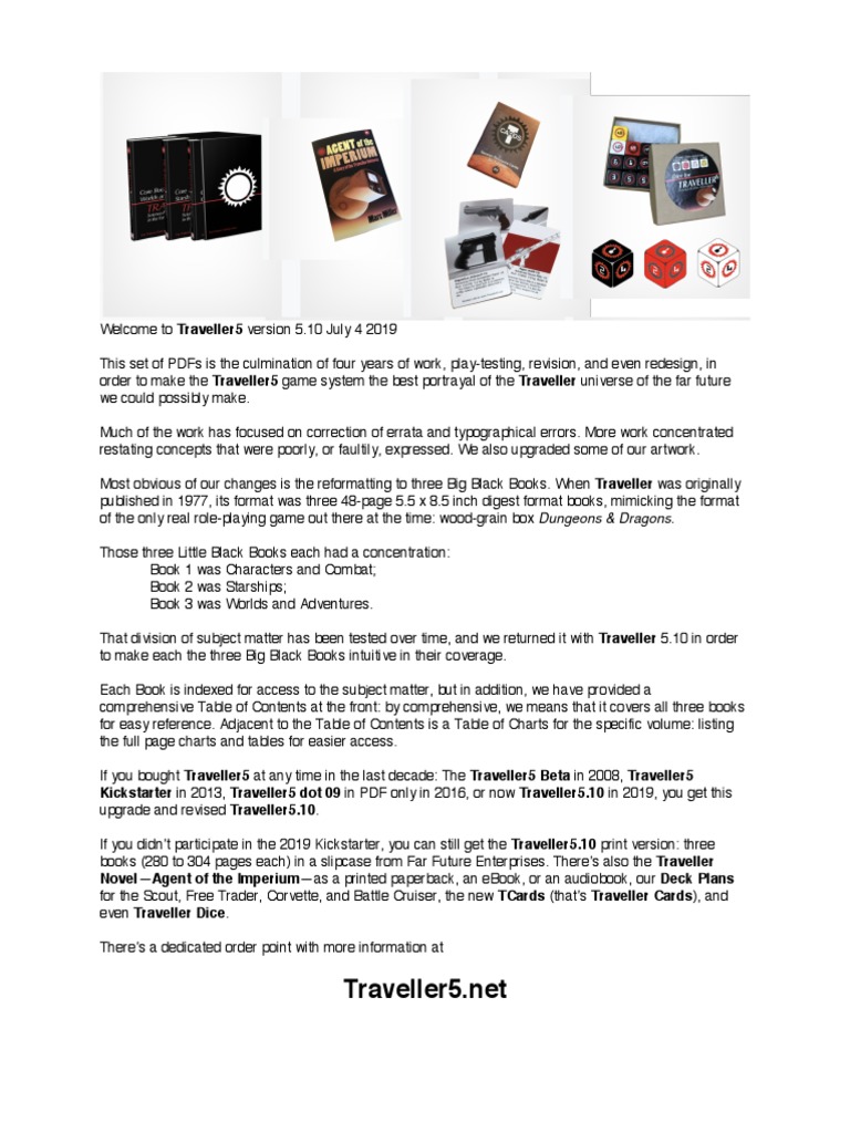 Traveller5 Version 5.10 Overview | PDF