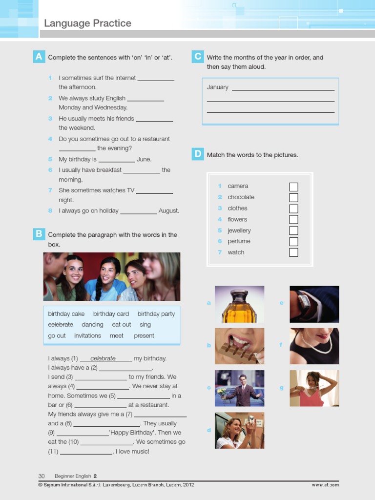 General English Beginner Unit2 | PDF