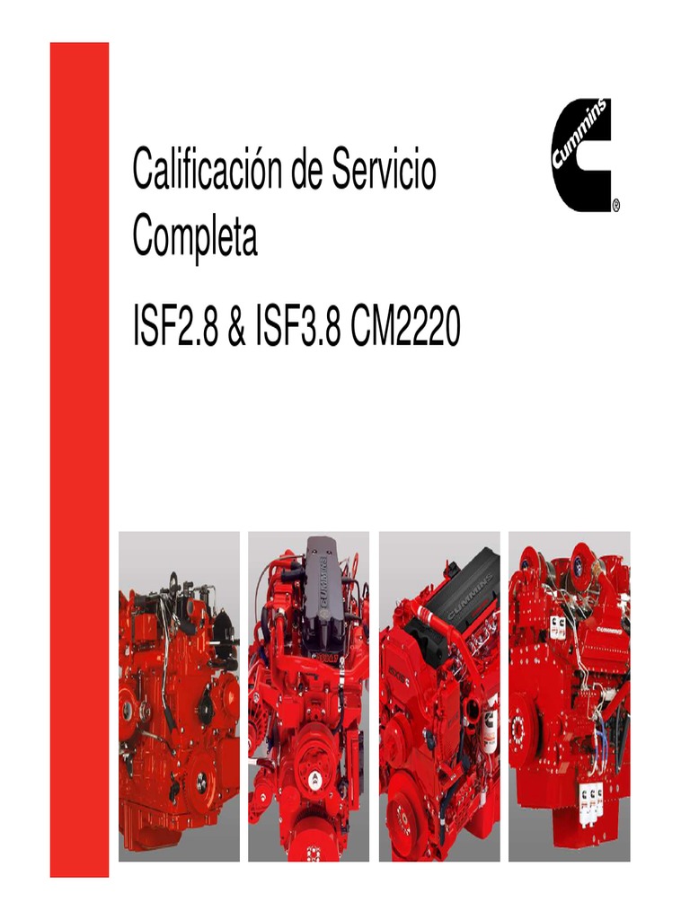 Manual de Servicios Cummins Isf | PDF | Pistón | Turbocompresor