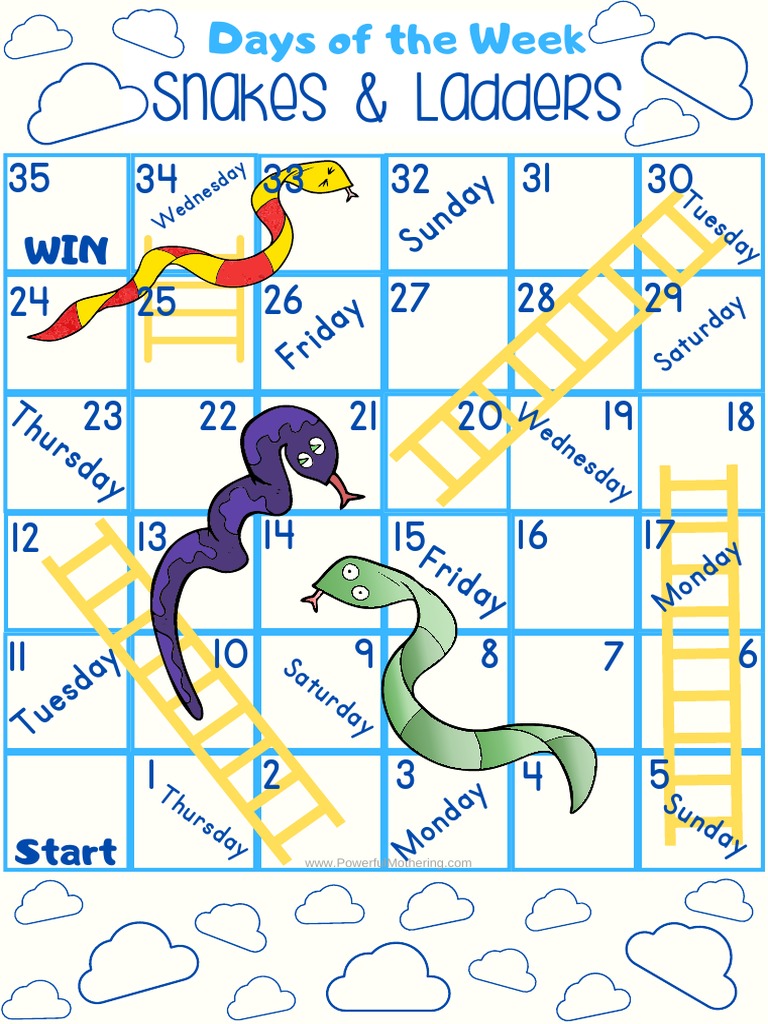 Days Snakes Ladders | PDF