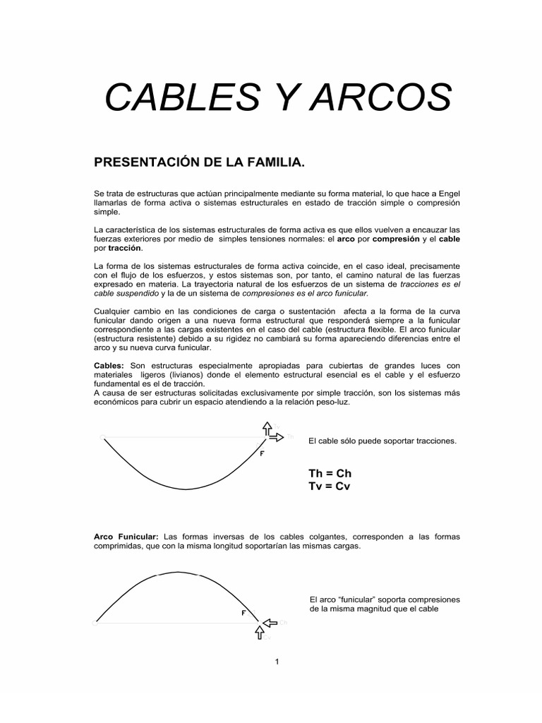 Arcos Cables Presentacion | PDF