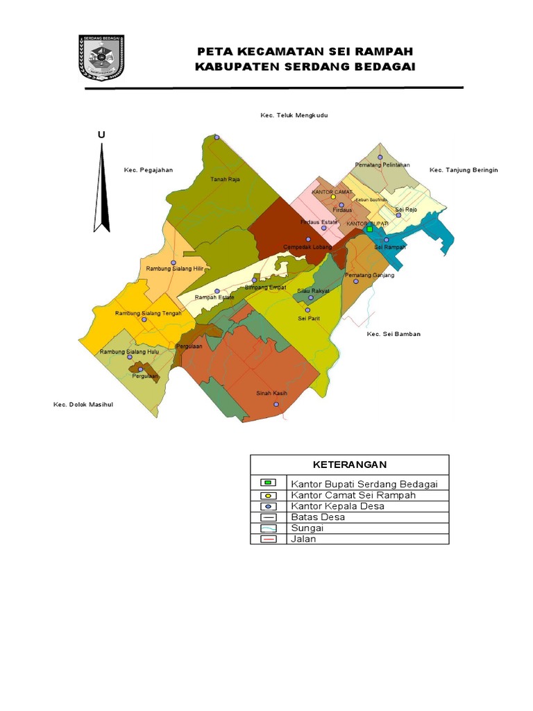 Peta Kecamatan Sei Rampah | PDF