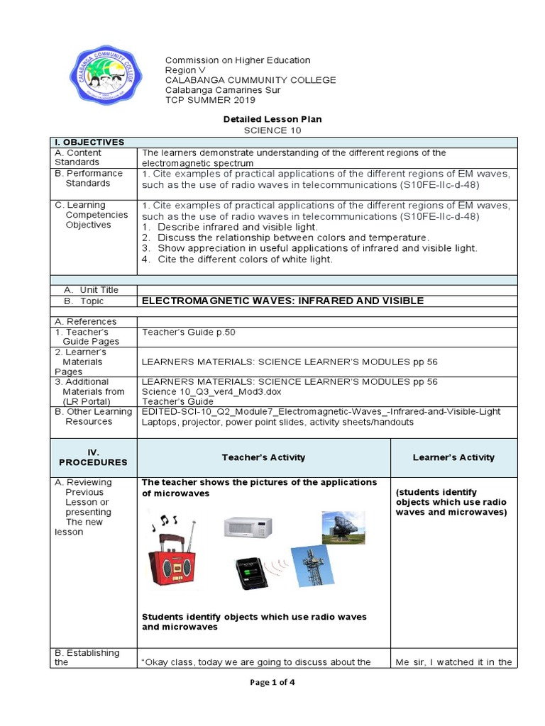 Electromagnetic Waves: Infrared and Visible | PDF | Infrared | Light