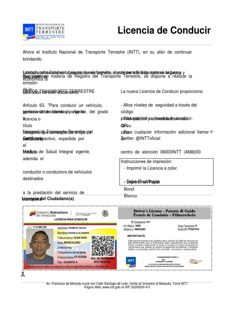 Licencia Venezolana para Editar PDF | PDF